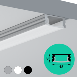 LED Profile - Corner | 2420 - 3m - Linear Lux
