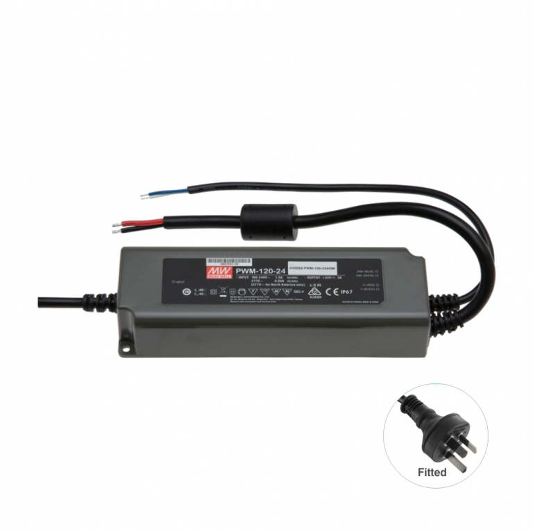 120W 12V DC 10A LED DALI Driver Dimmable | Mean Well PWM-120-12DA ...