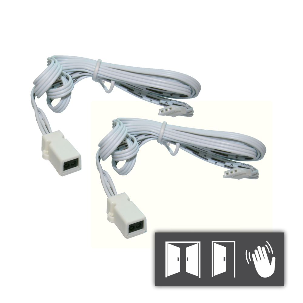 LED Door or Hand Selectable Dual Sensor Switch | Surface Mount - Linear Lux