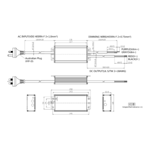 50W 1050~1400mA 0-10V Dimmable LED Driver | uPowerTek BLD-050-C140-DNS ...