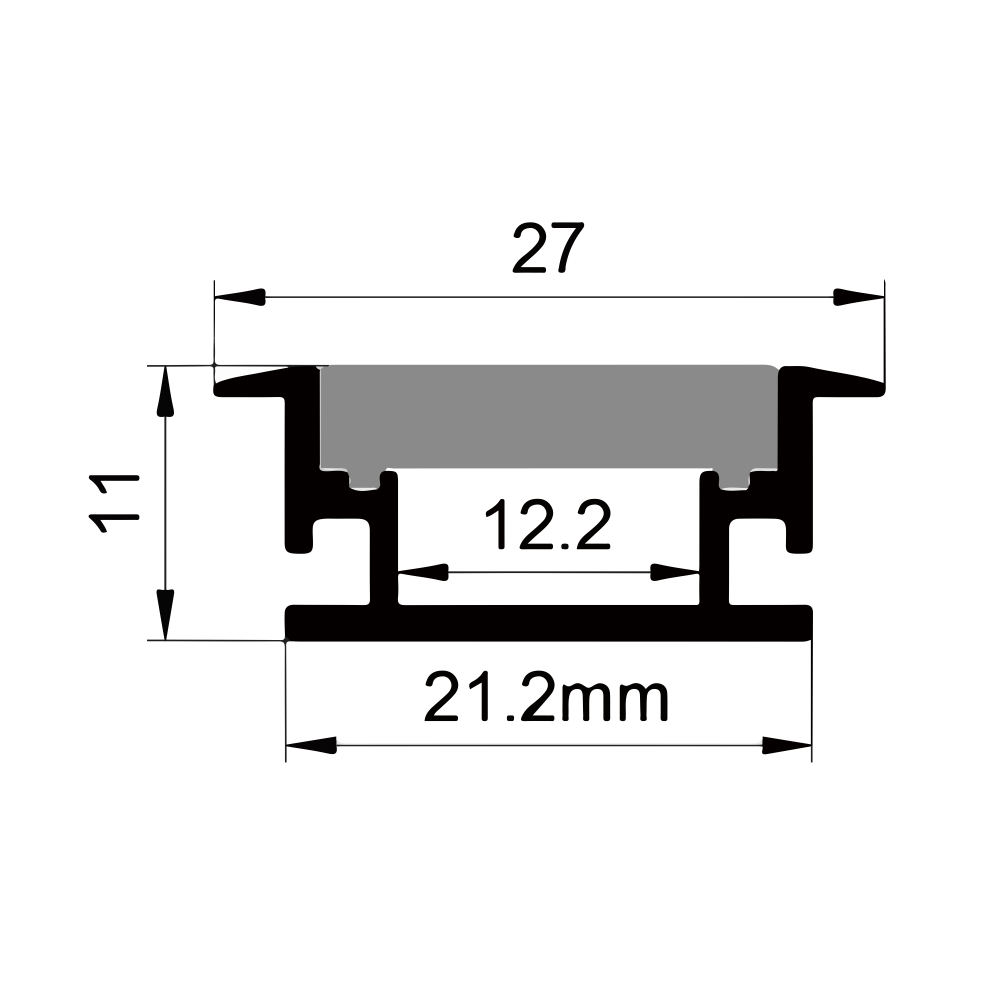 LED Profile - Floor | 2711 - 3m - Linear Lux
