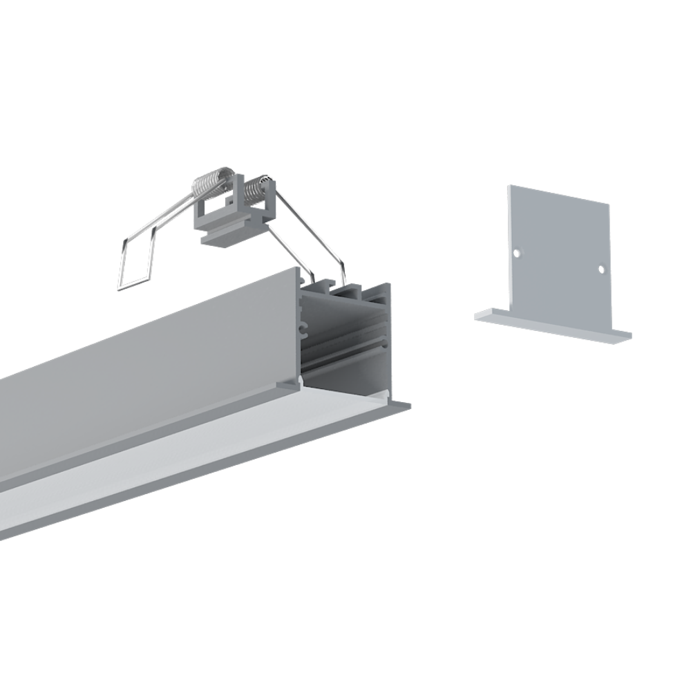 LED Profile - Recessed - Ceiling Mount | Medium | 4837 - 3m - Linear Lux