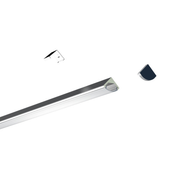 LED Profile - Corner | 0808 - 3m - Linear Lux