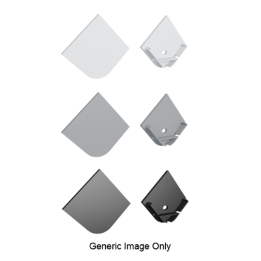 LED Profile - 3030R End Caps - Linear Lux