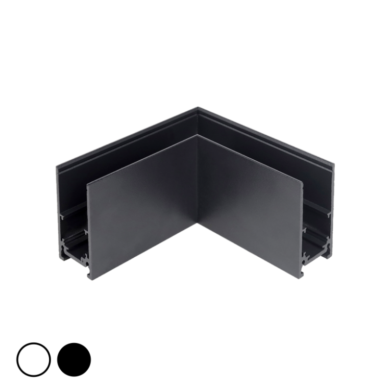 LED Track Rail | Surface Mount / Suspended Horizontal Corner - Linear Lux