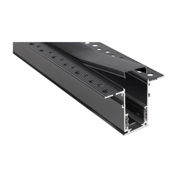 LED Track Rail | Flush Mount Plaster 2m - Linear Lux
