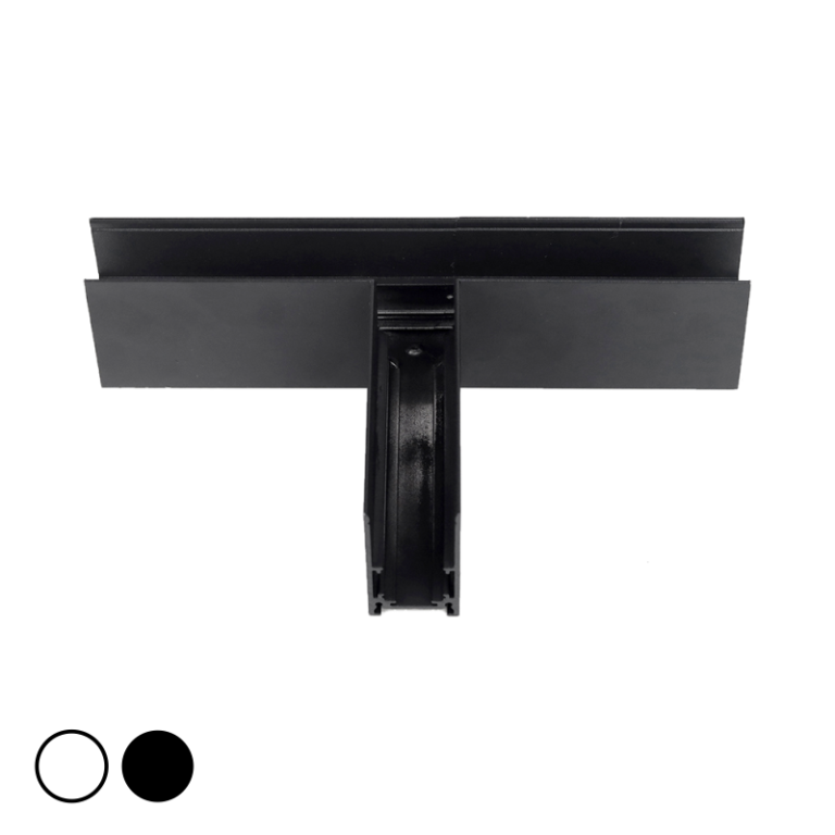 LED Track Rail | Surface Mount / Suspended Horizontal "T" Joiner - Linear Lux