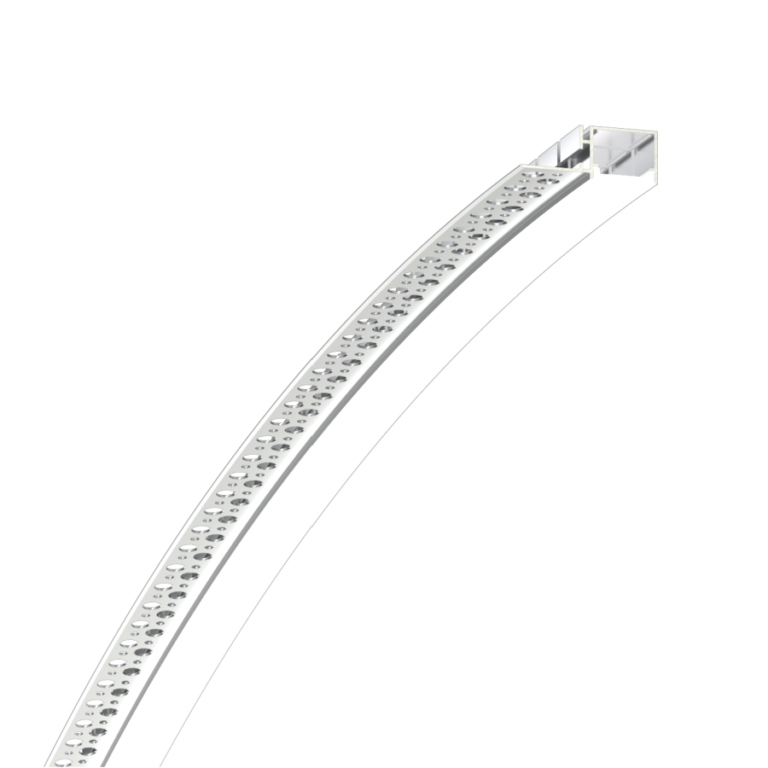 LED Profile - Plaster Top Bendable / Straight | 7030BUD - 3m - Linear Lux